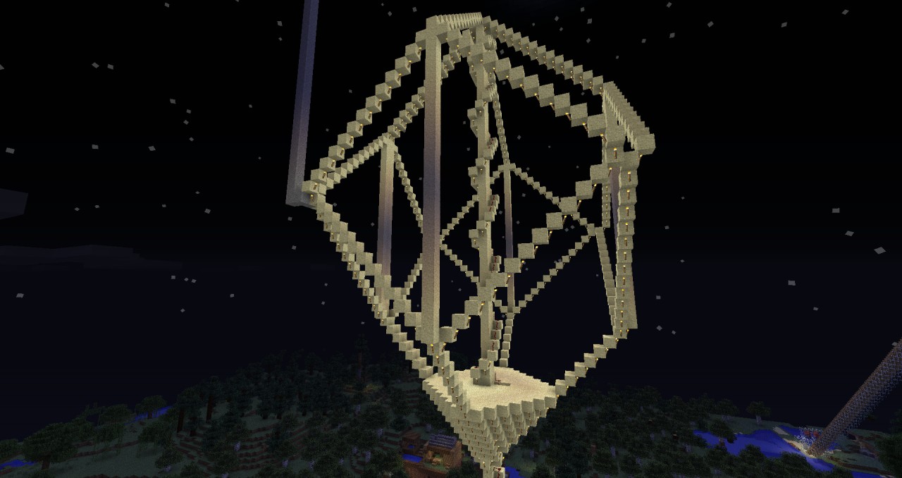 Floating Sand Temple Minecraft Map