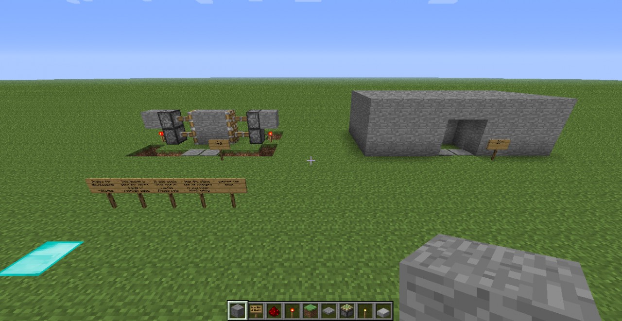 SImple Piston Door Minecraft Map