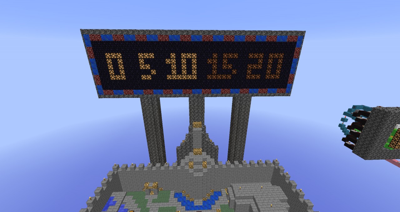 Exploding Timer Board Minecraft Map