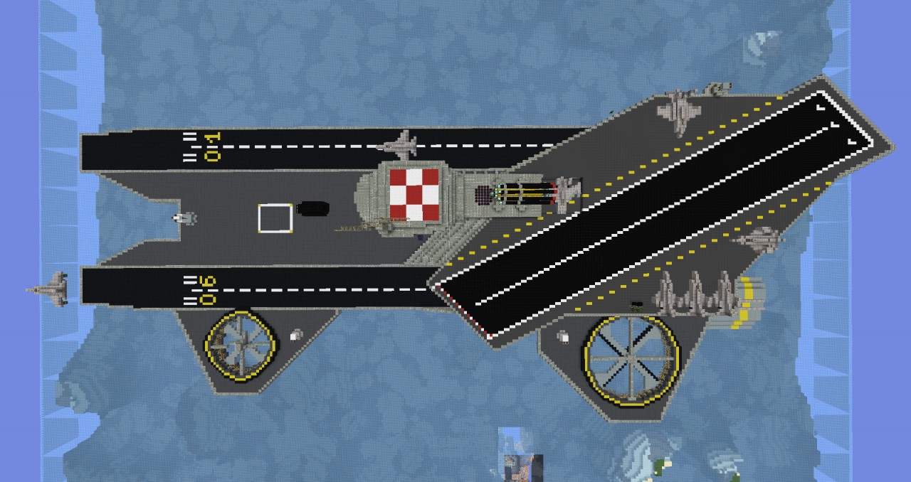 Aircarrier Avenger-Class Minecraft Map