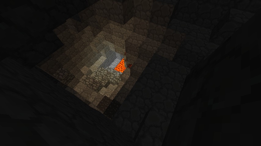 underground survival Minecraft Map
