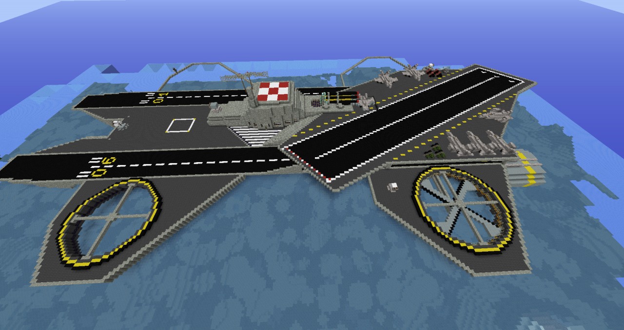 Aircarrier Avenger-Class Minecraft Map