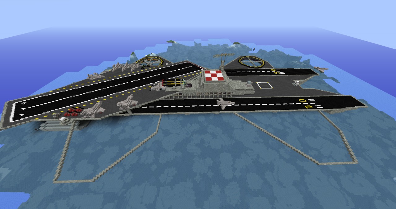 Aircarrier Avenger-Class Minecraft Map