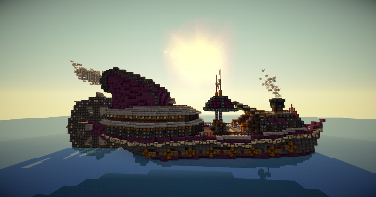 Enigma - Steampunk Fantasy Ship Minecraft Map