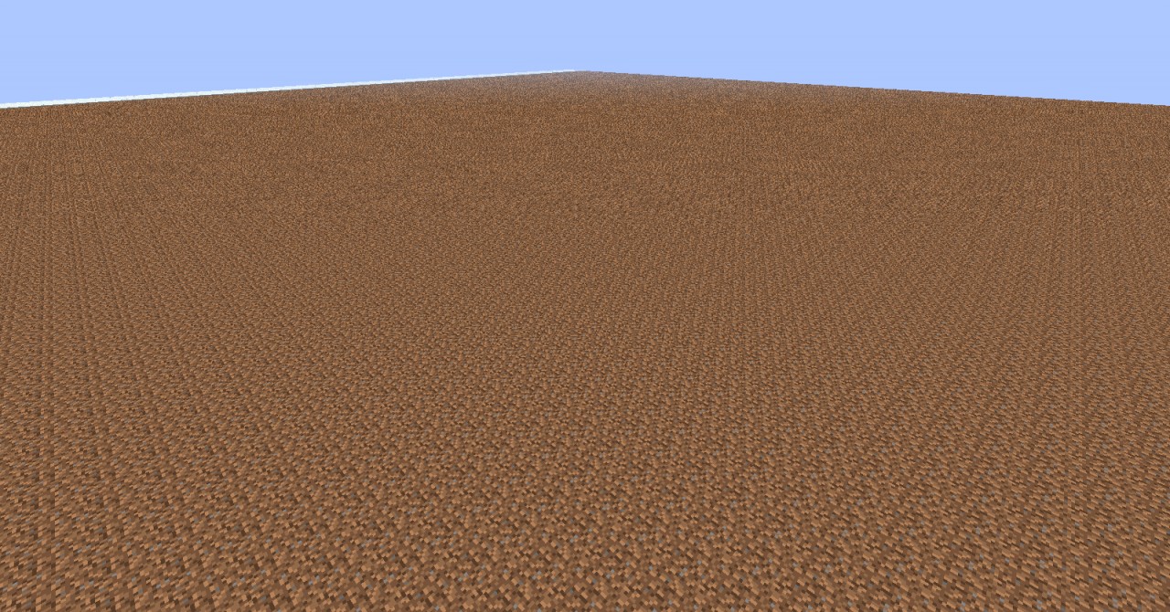 Flat Dirt Map Minecraft Map