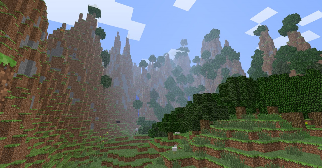 Custom Terrain: Hidden Valley Minecraft Map