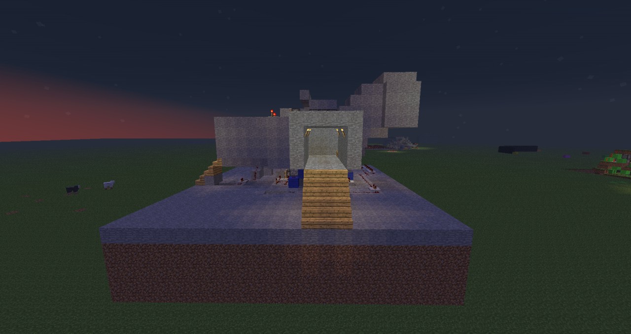 3x3 magic piston door Minecraft Map