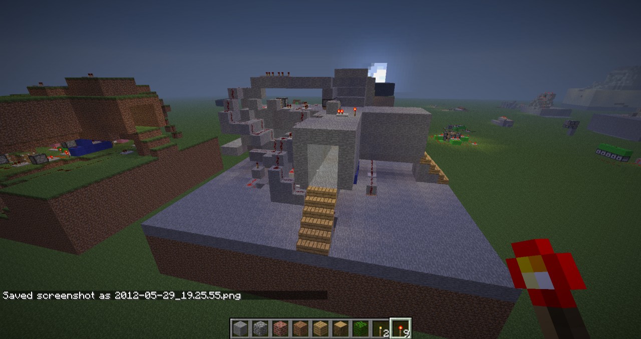 3x3 magic piston door Minecraft Map