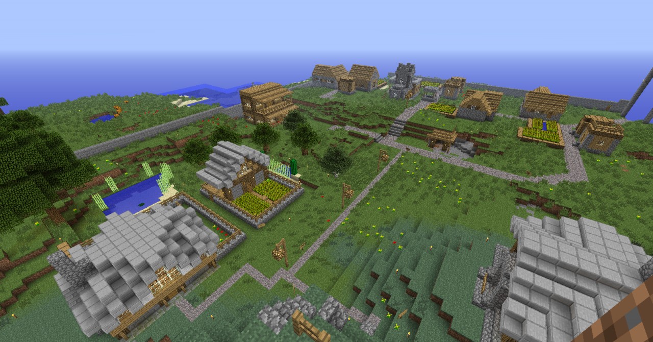 Minecraft little village Minecraft Map
