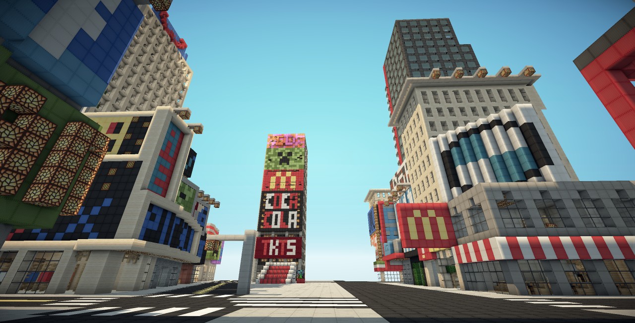 Aria City-Times Square (An Absolute Replica) Minecraft Map
