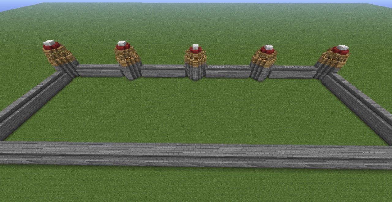 Castle wall Minecraft Map
