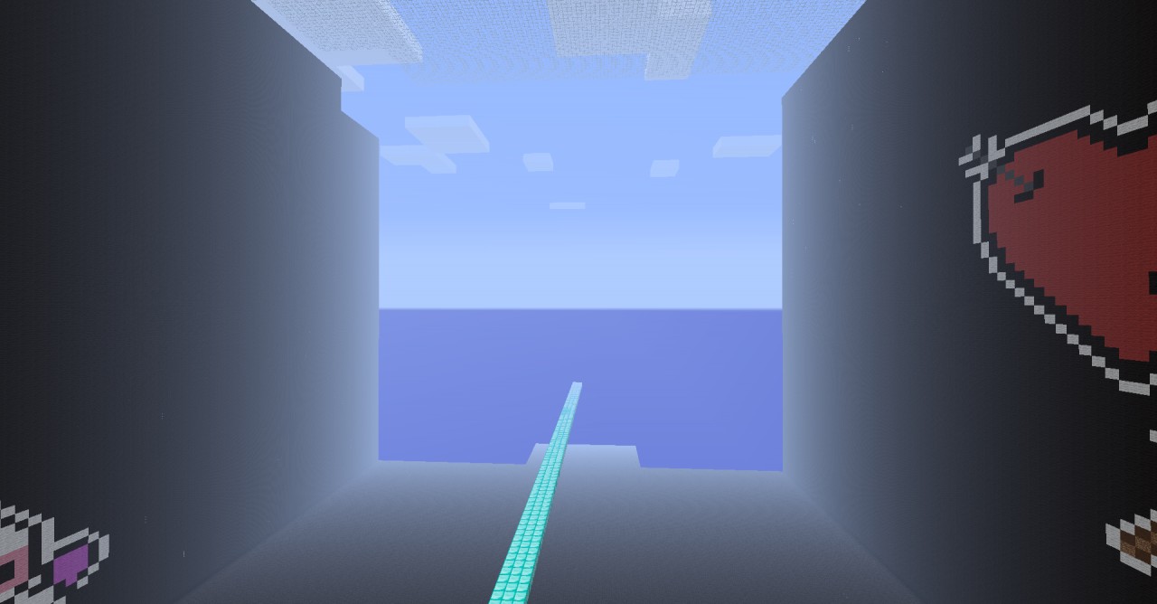 Pixel Art and 8-Bit World Minecraft Map