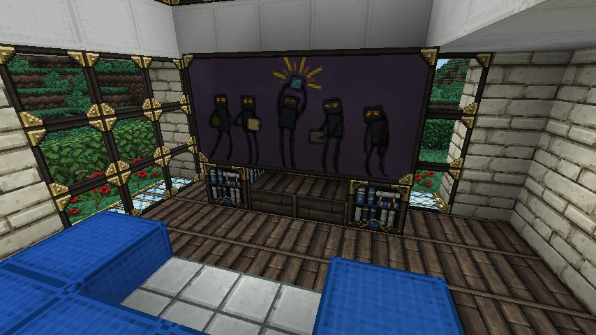 Modern house [first ever build] Minecraft Map