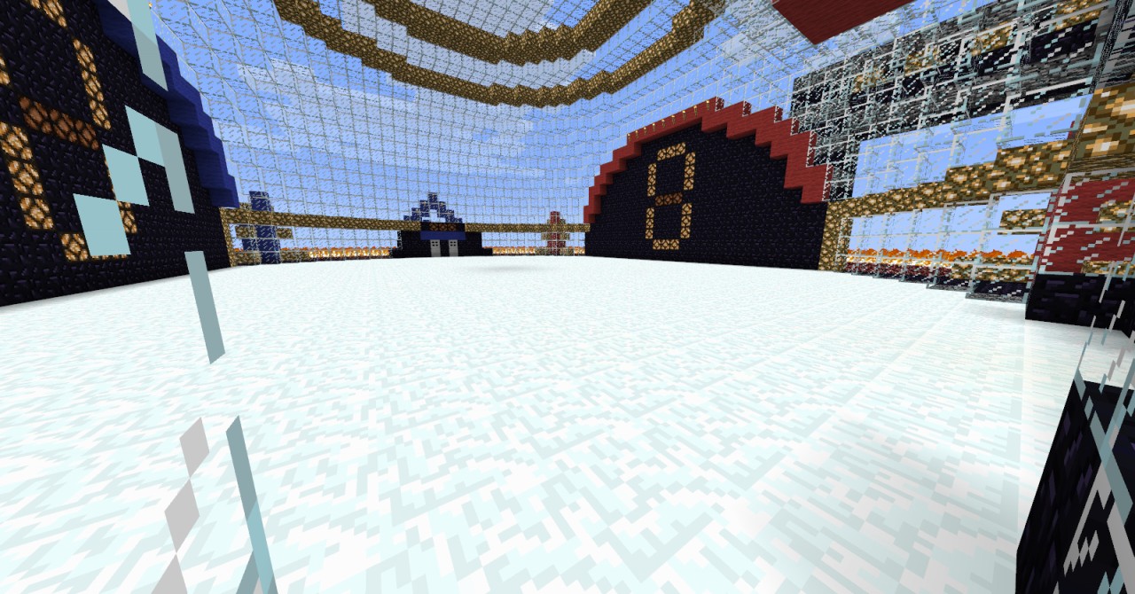 Semi-automated Spleefing Arena Minecraft Map