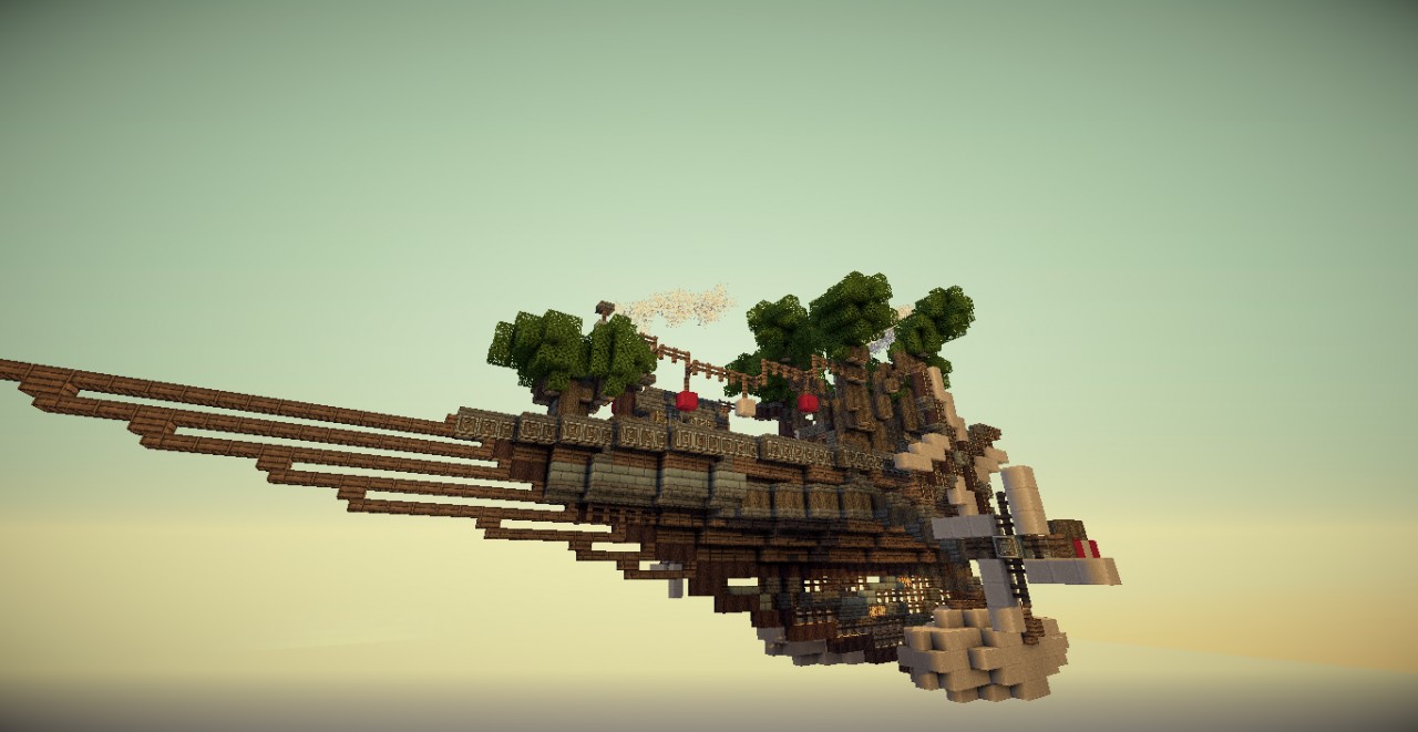 Minecraft Airship Schematic
