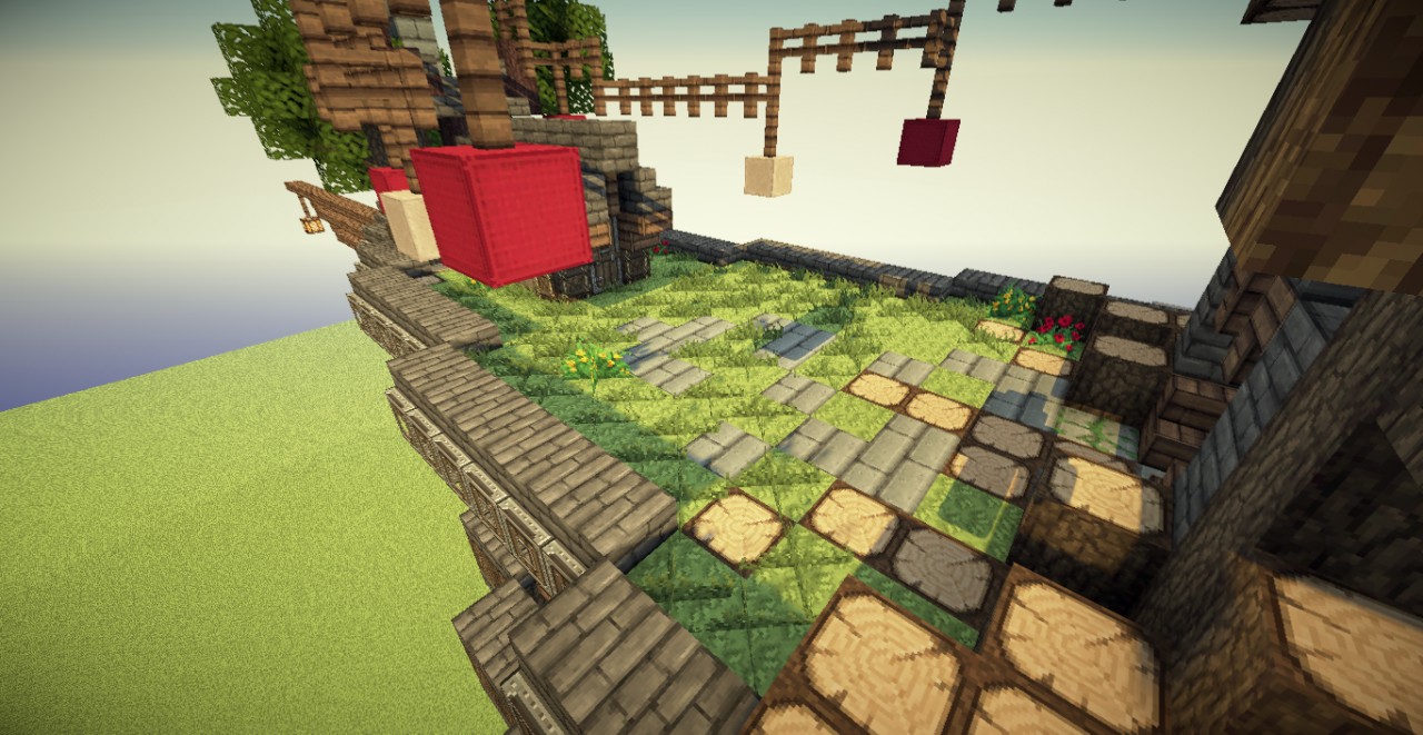 Pluma Lignum airship. world save and schematic and video Minecraft Map