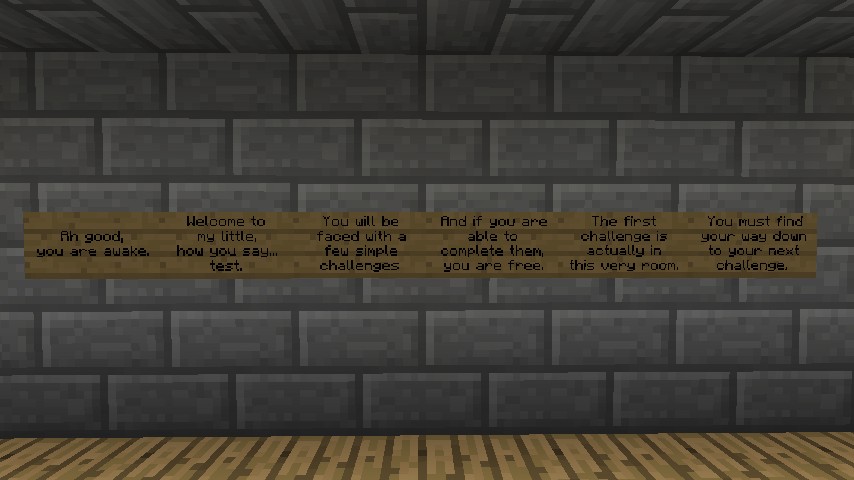 The Test Subject (Adventure Map) Minecraft Map