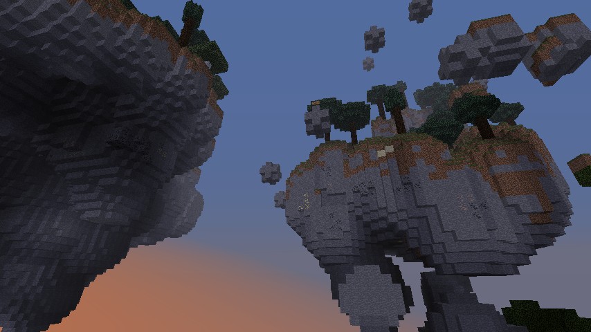Floating Island Survival Minecraft Map