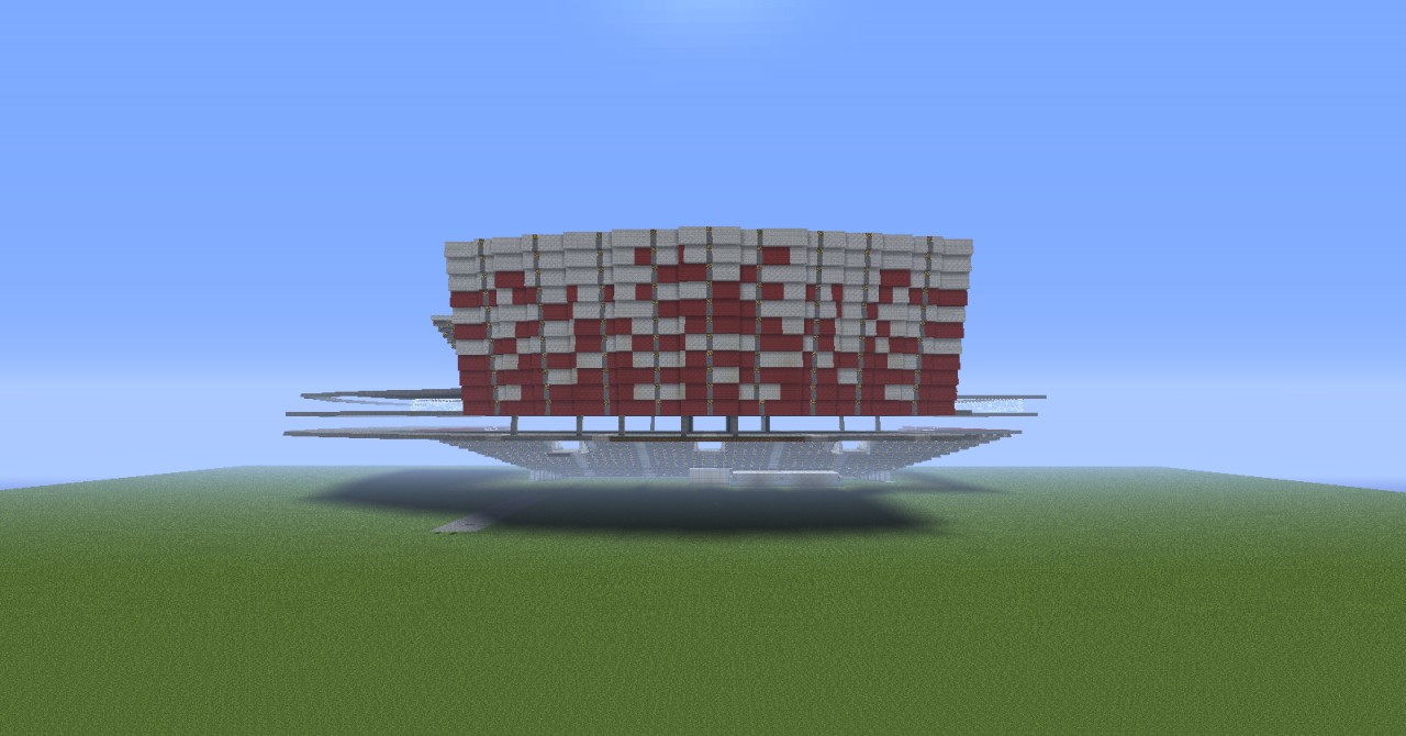 Polish National Stadium in Warsaw EURO 2012 Minecraft Map