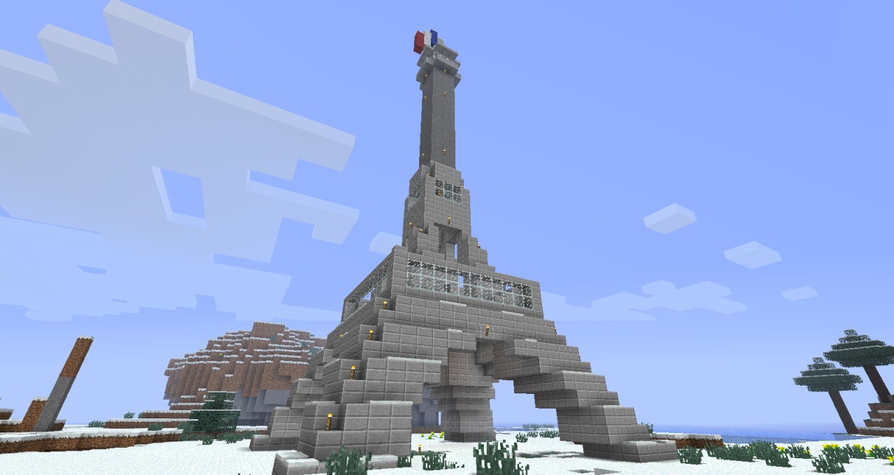 Eiffel Tower Minecraft Map