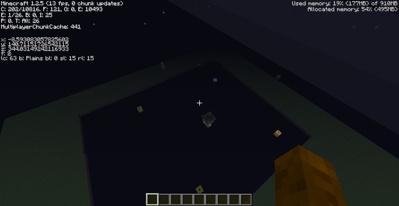 Surv Sky isle Minecraft Map