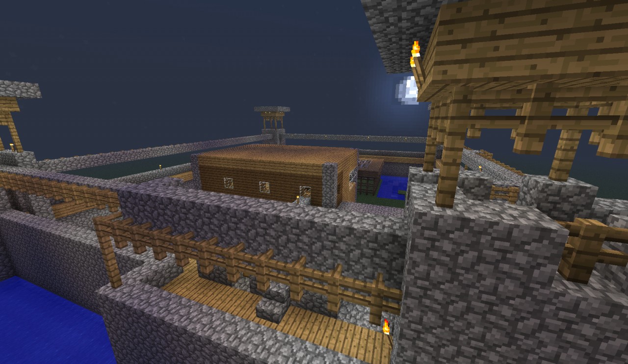 Schematic Military Barrack Minecraft Map