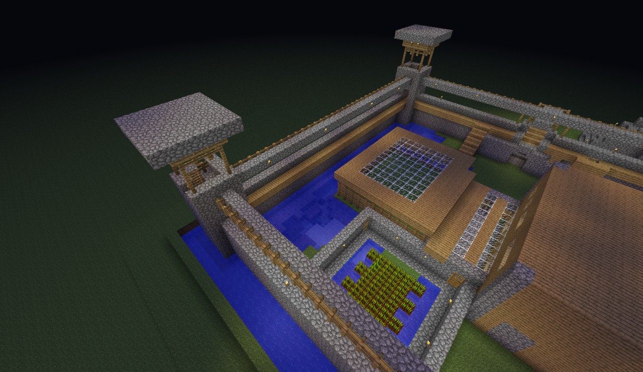 Schematic Military Barrack Minecraft Map