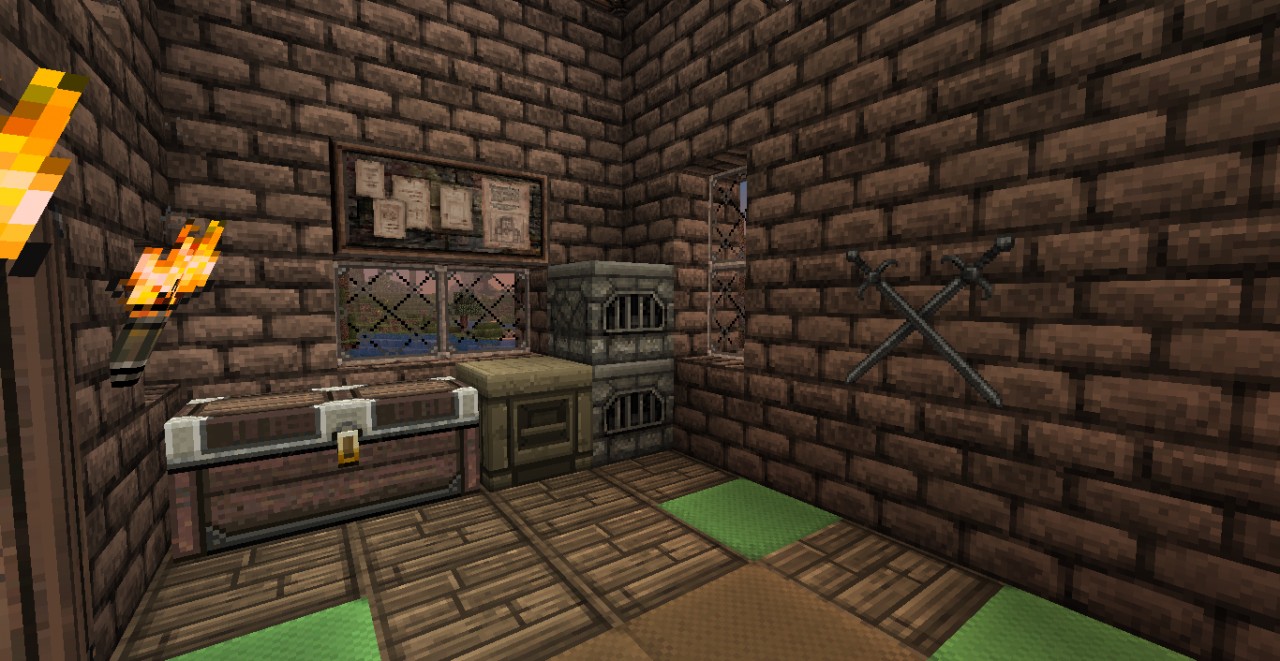 Beautiful Brick Home Minecraft Map