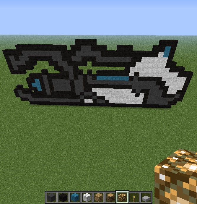 Portal Gun (Blue, with Portal) Minecraft Map