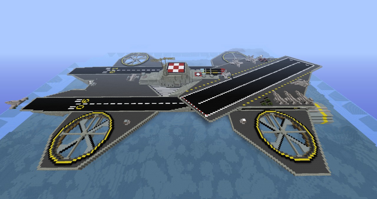 Aircarrier Avenger-Class Minecraft Map