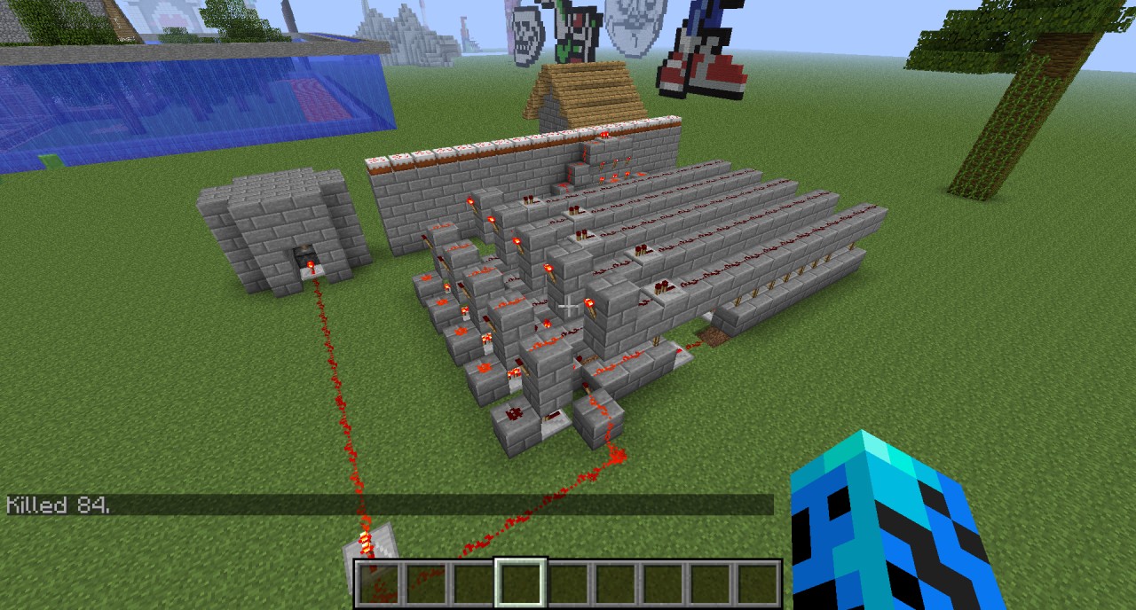 9 combination lock Minecraft Map