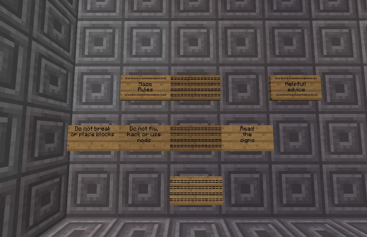 The Maze (Download up!) Minecraft Map