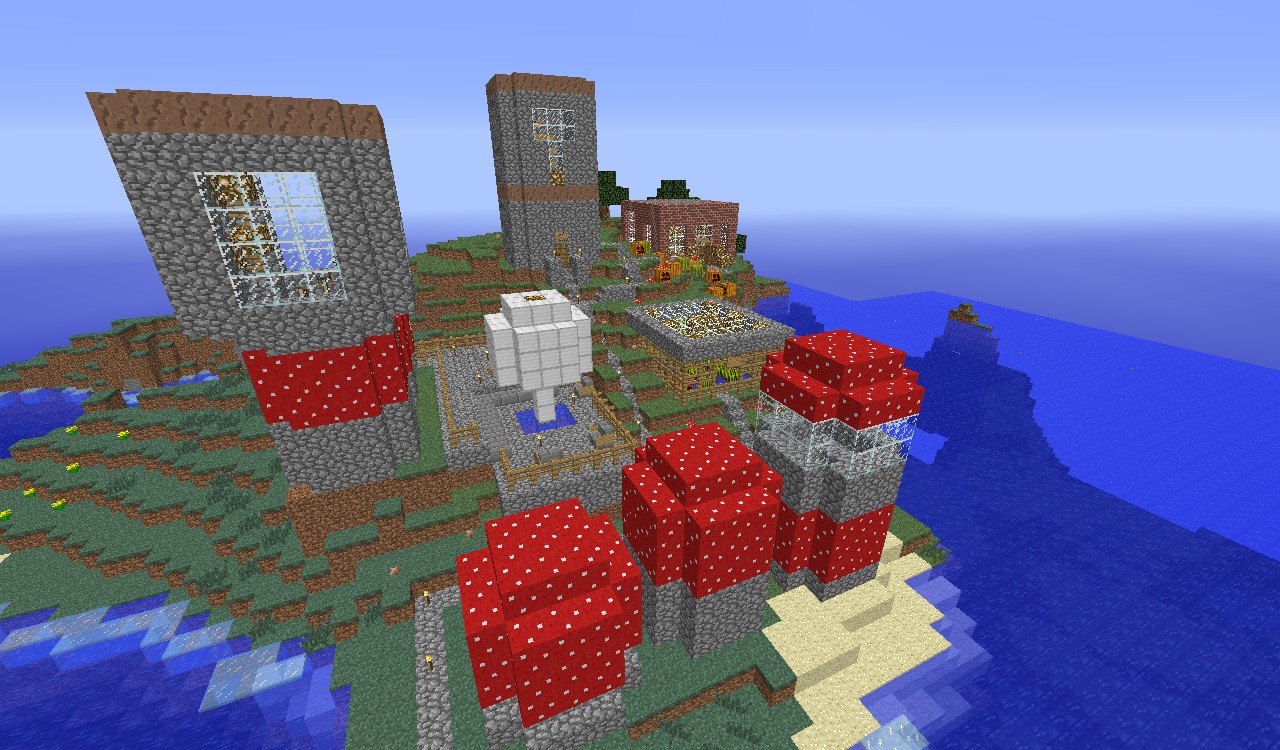 Mushroom Village Minecraft Map