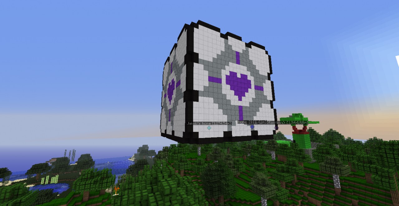 Companion Cube Minecraft Map
