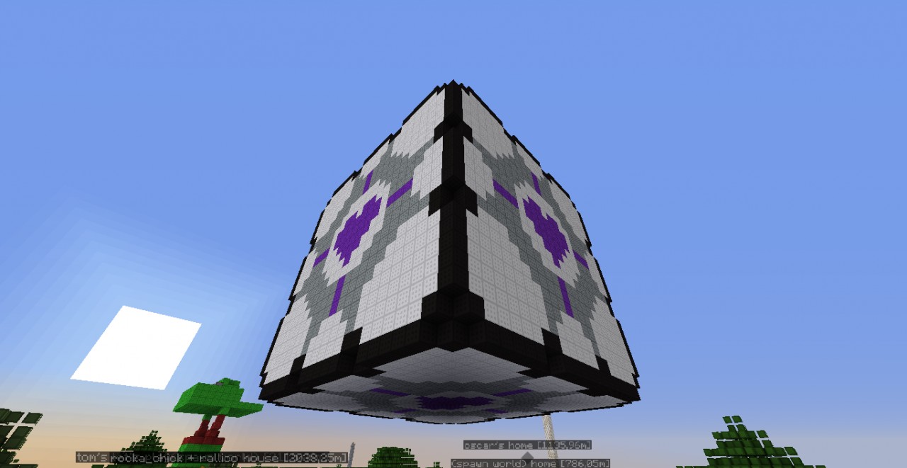 Companion Cube Minecraft Map