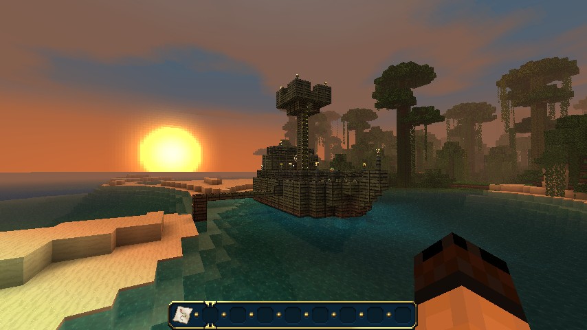 Stranded ship in the Jungle [Starter] Minecraft Map