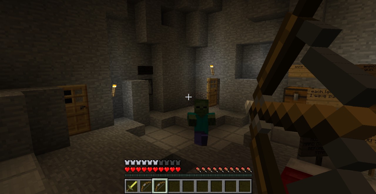 Custom Zombie Map: Mineshaft Minecraft Project
