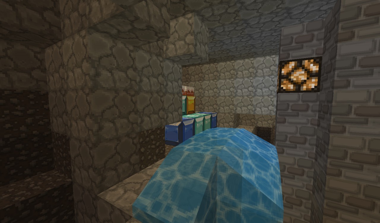 underground survival Minecraft Map