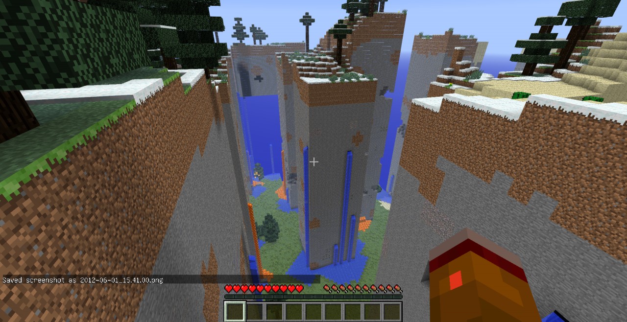Epic World! With Holes on it! Minecraft Map