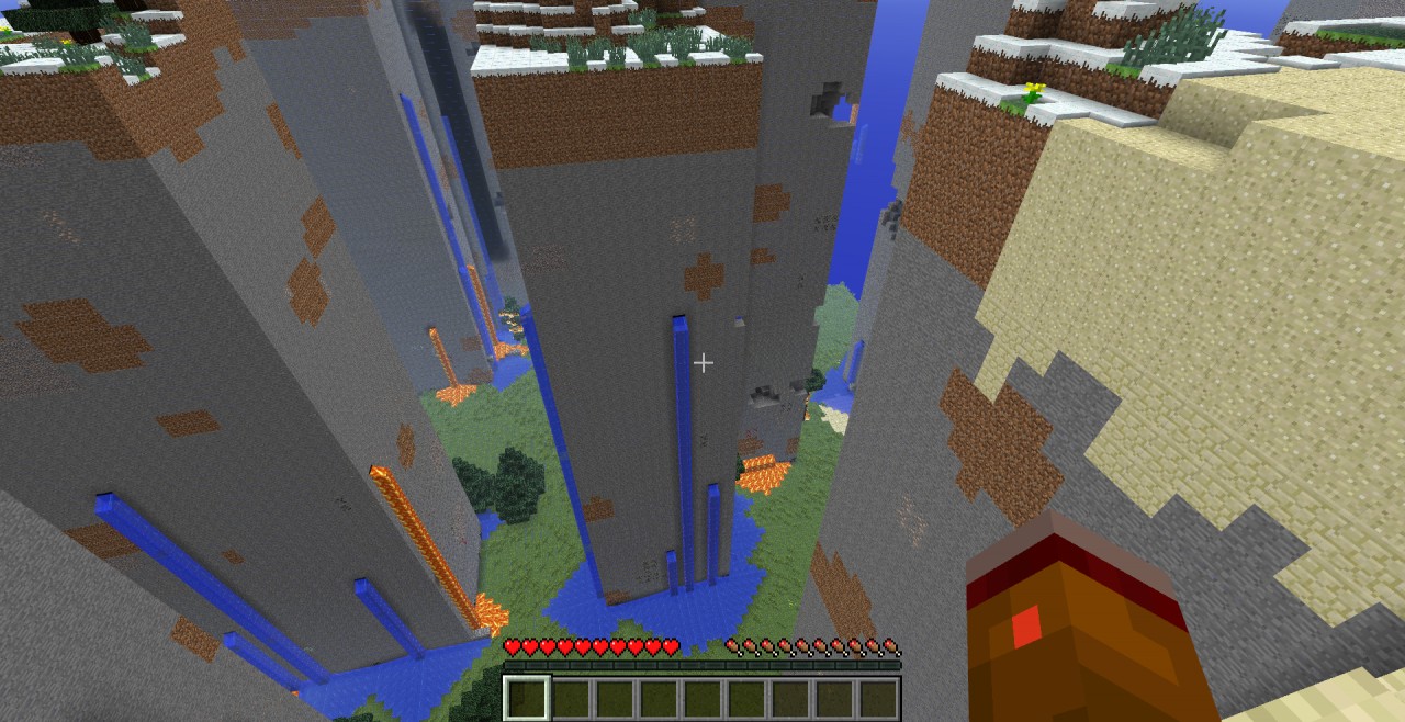 Epic World! With Holes on it! Minecraft Map