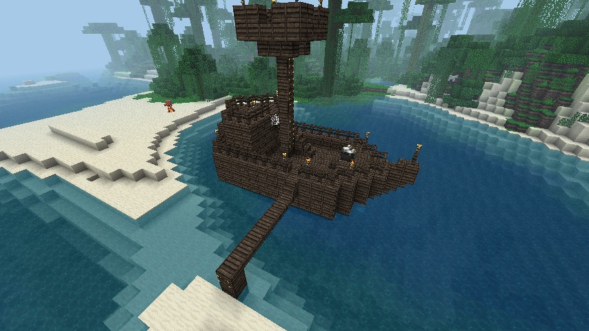 Stranded ship in the Jungle [Starter] Minecraft Map