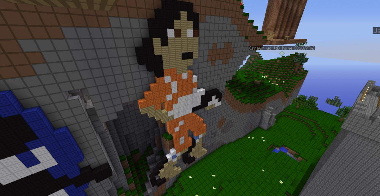 Chell and a portal Minecraft Map