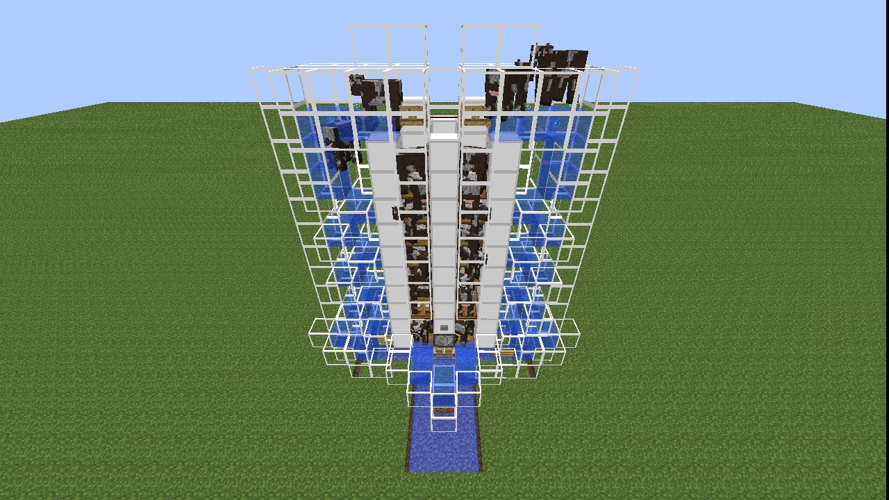 Vertical Animal Breeding Machine Minecraft Map