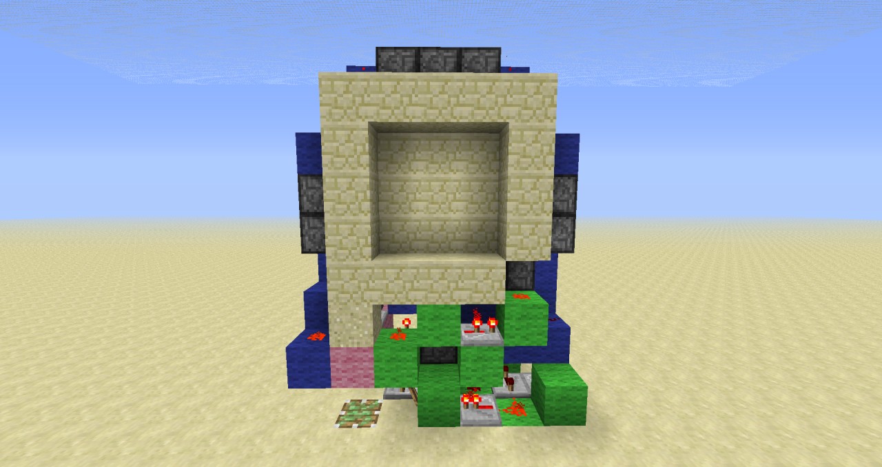 Super Compact 3x3 Piston Door Minecraft Map