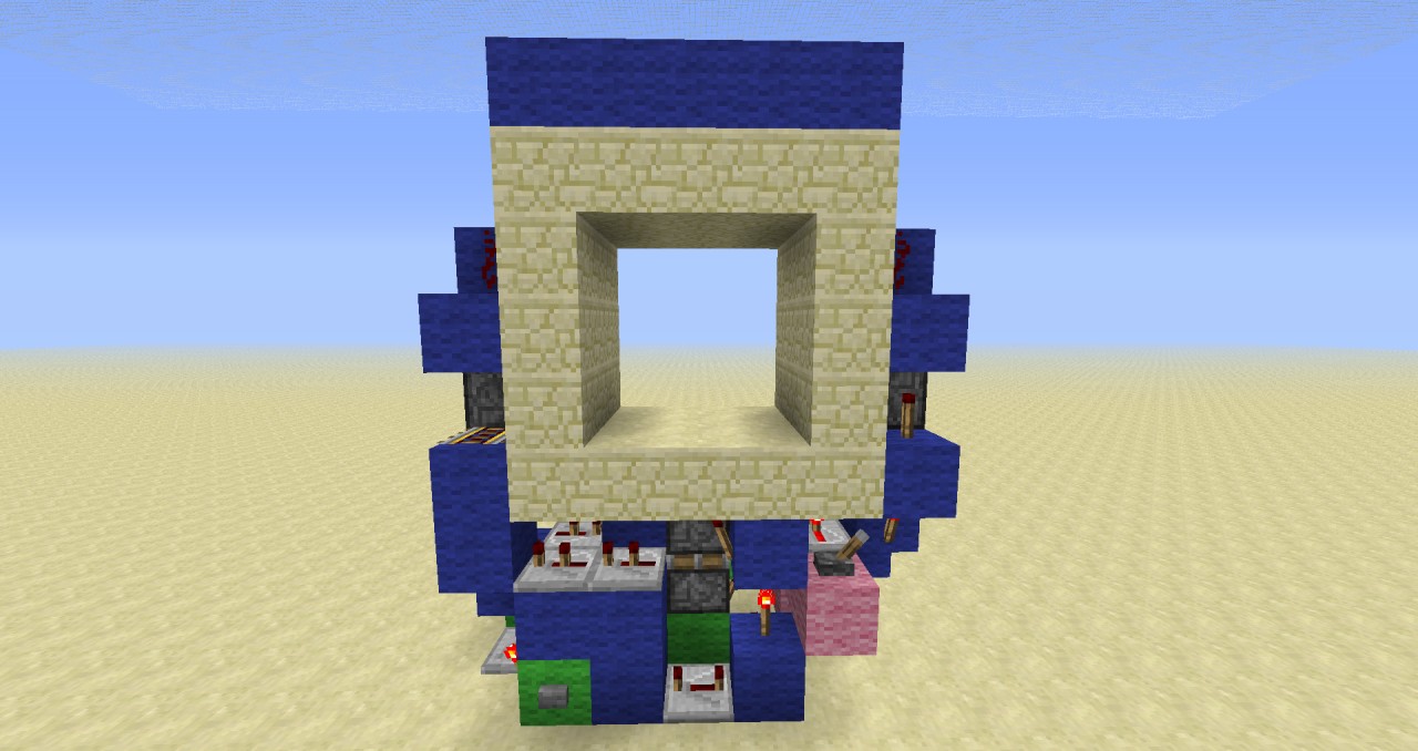 Super Compact 3x3 Piston Door Minecraft Map