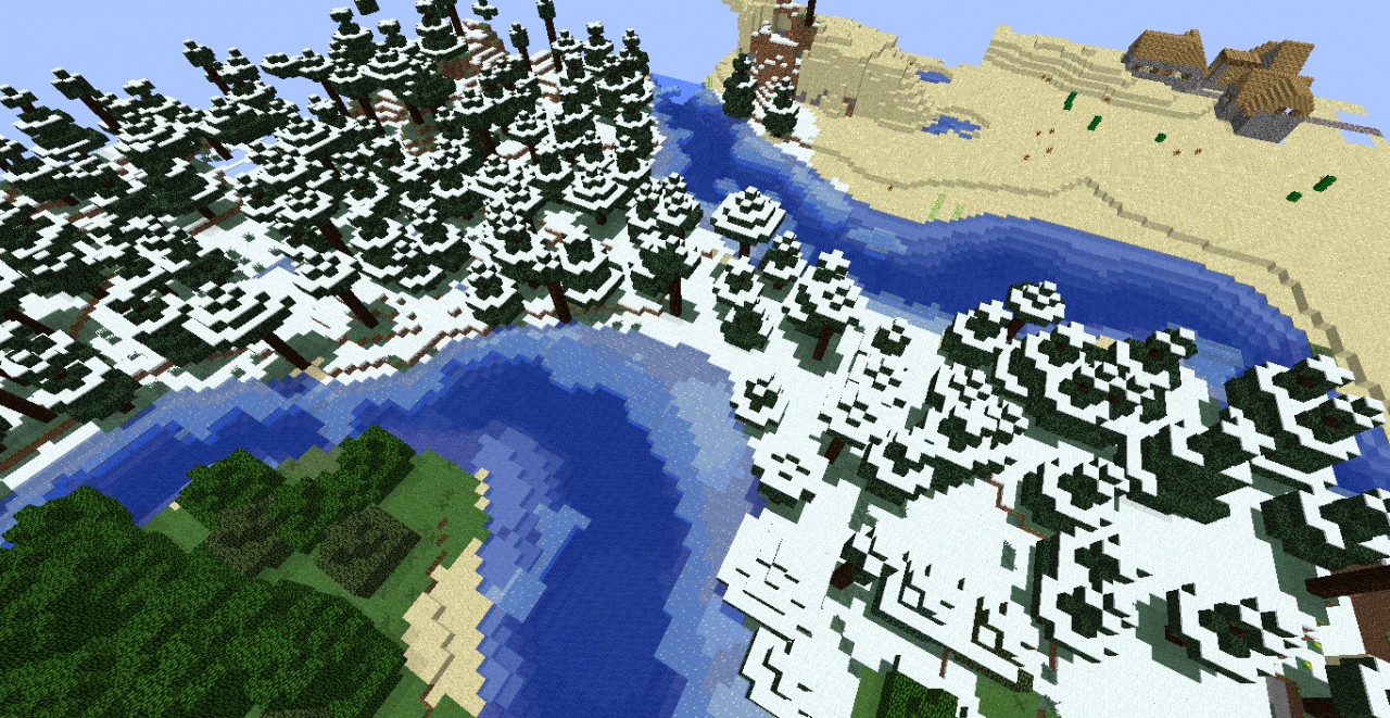 Amazing map seed for 1.2.5! Minecraft Map