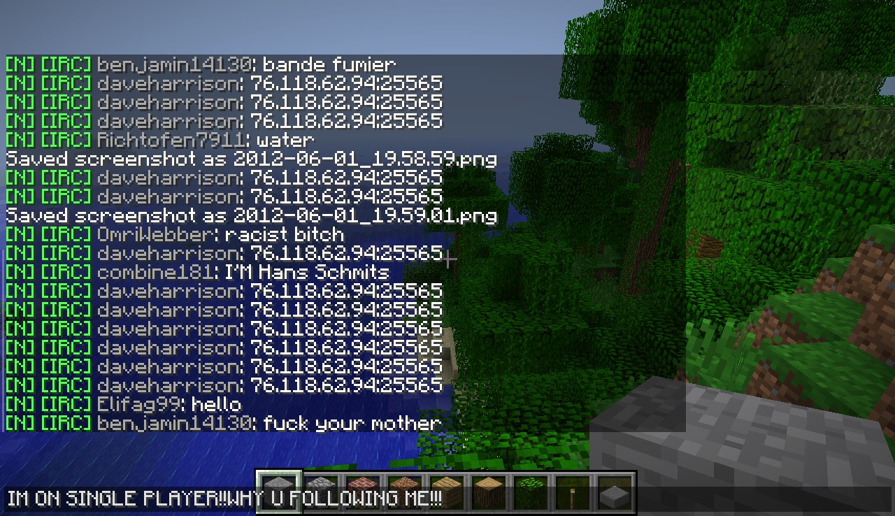 is it more are there alot of spammers on minecraft?