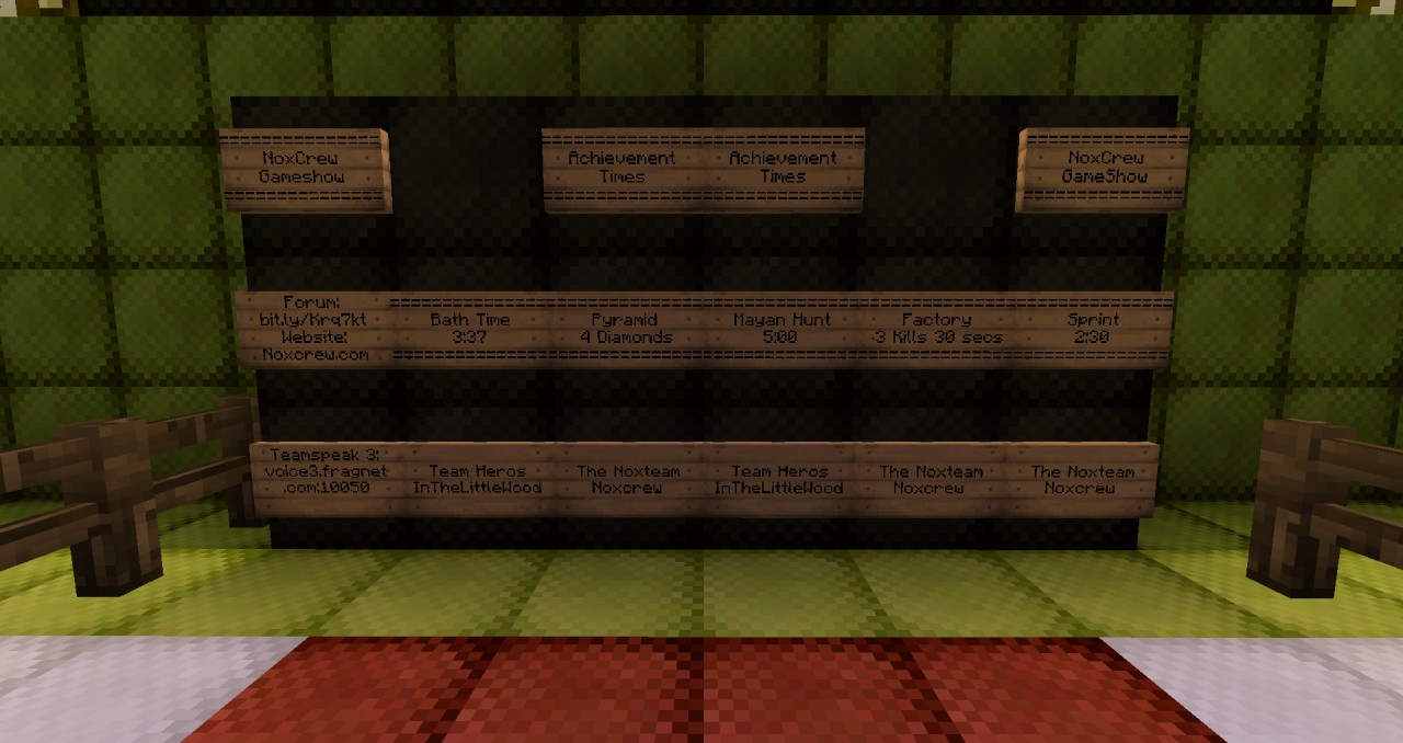 Noxcrew Gameshow Pilot Season EP1 Map Pack (MC 1.2.5) Minecraft Map