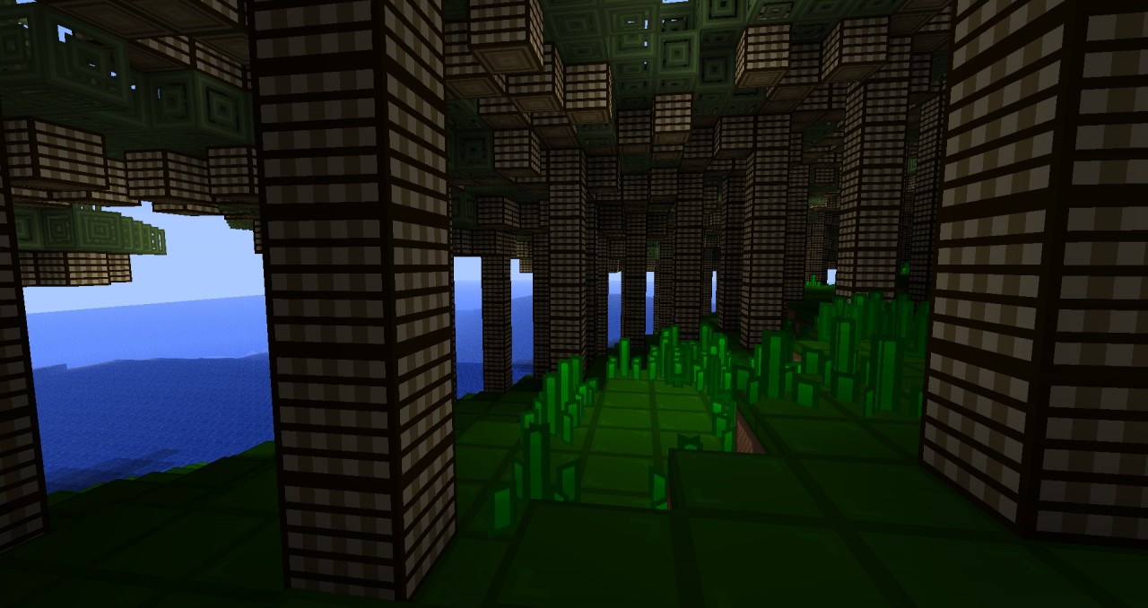 Face Island custom terrain Minecraft Map