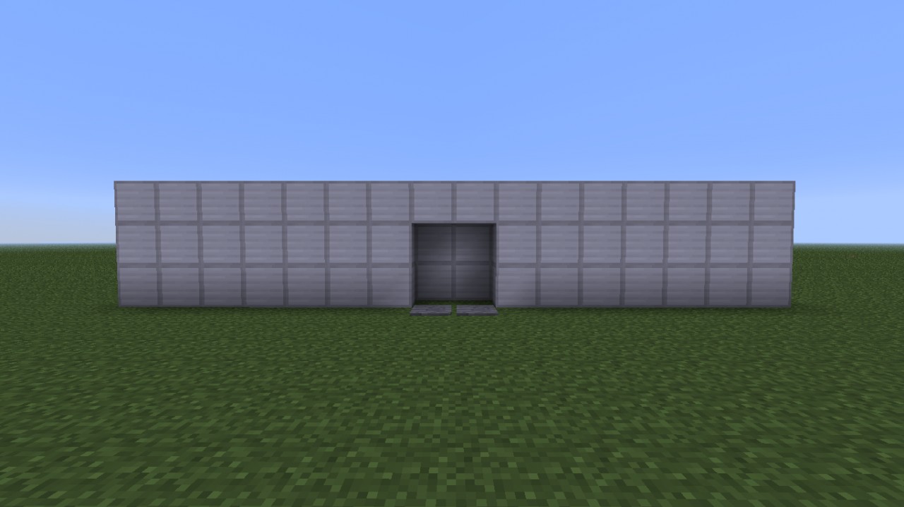 Simple 2x2 Piston Door Minecraft Map